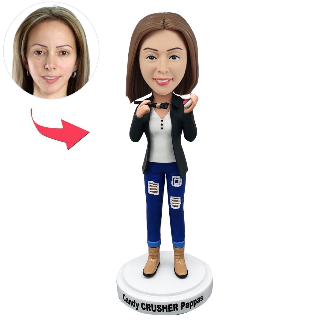 Custom Makeup Artist Bobblehead - Funny Gifts Creative Birthday Gifts For Girlfriend ...