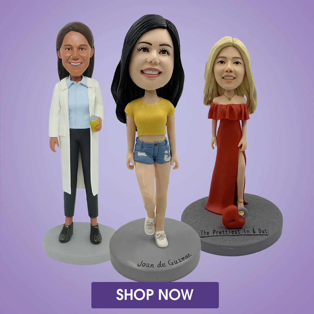 Customizable Female Bobblehead Sculpted From Photo Online - Gifts for ...