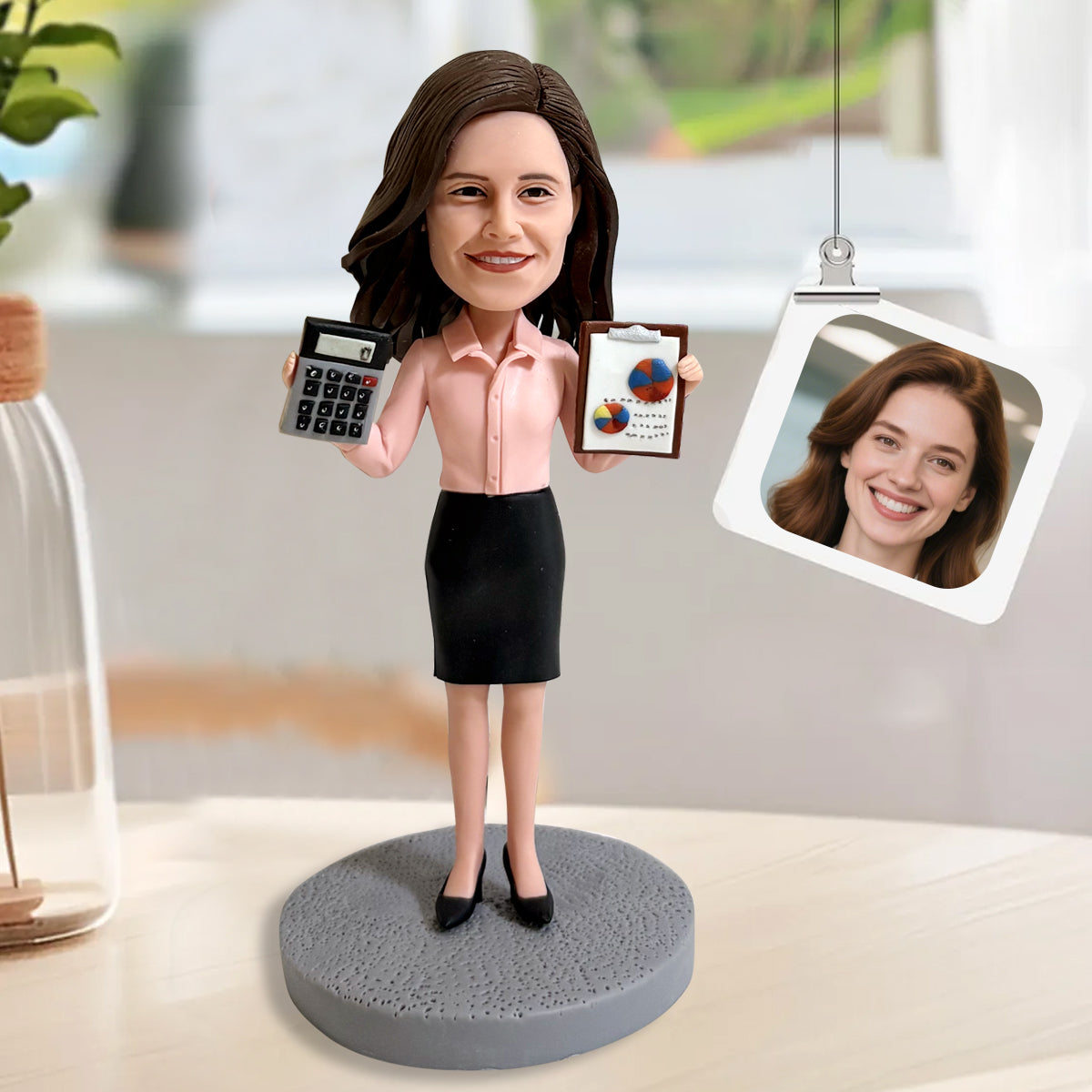 Bobblegifts Custom Bobbleheads – Personalized Female Accountant ...