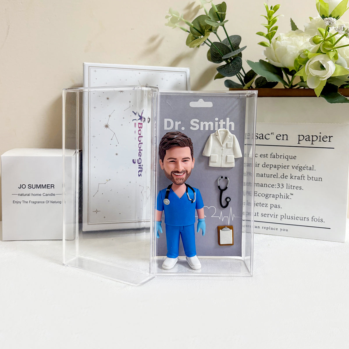 Bobblegifts Custom Doctor Action Figure Toy Box | Full Body Medical ...