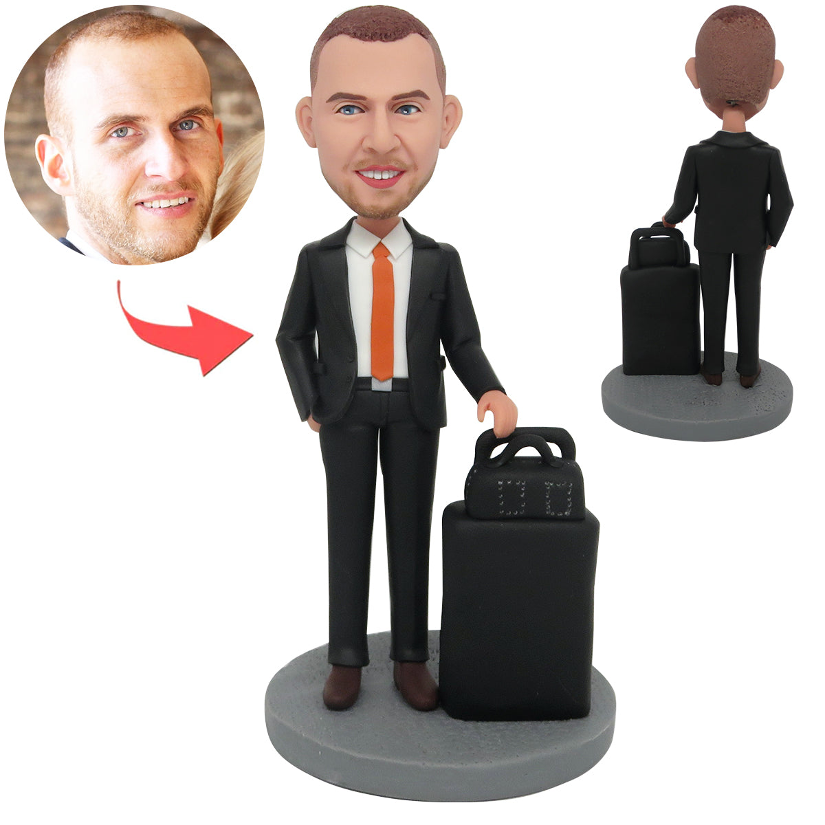 Personalized Custom Bobblehead for Business Trip Boss Online ...